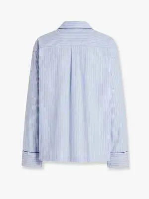 Dolce & Gabbana Camicia Vanity In Cotone E Seta Con Motivo A Righe