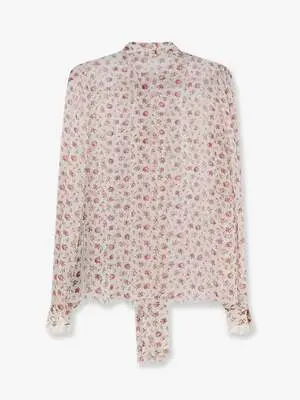 Dolce & Gabbana Chiffon Floral Print Shirt - Multicolor