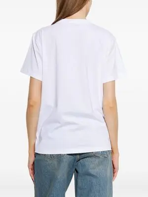GANNI Printed Cotton T-shirt - Multicolor