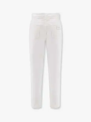 Dolce & Gabbana Audrey White Denim Trousers