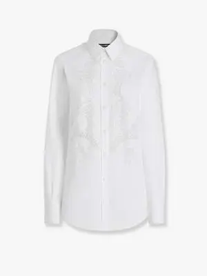 Dolce & Gabbana Embroidered Cotton Shirt - Multicolor
