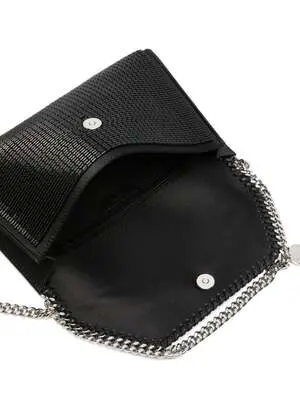 Stella McCartney Falabella Wallet On Chain With Black Sequin Embellishment - Multicolor