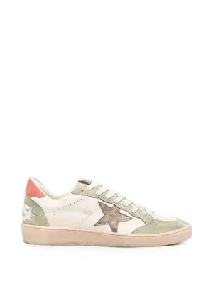 GOLDEN GOOSE Ball Star Leather Sneakers - Multicolor