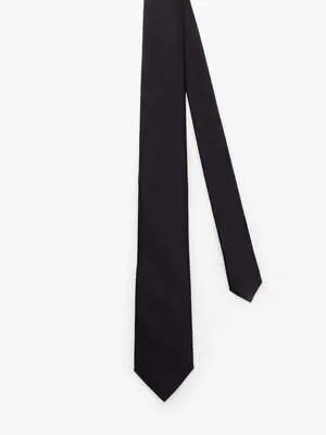 Dolce & Gabbana Black Silk Neck Tie