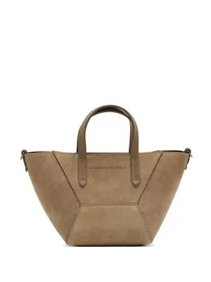 Brunello Cucinelli BRUNELLO CUCINELLI Leather Tote Bag Multicolor