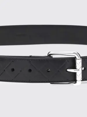 Bottega Veneta Leather Belt - Black