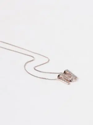 Max Mara Jewel Bronze Pendant Necklace