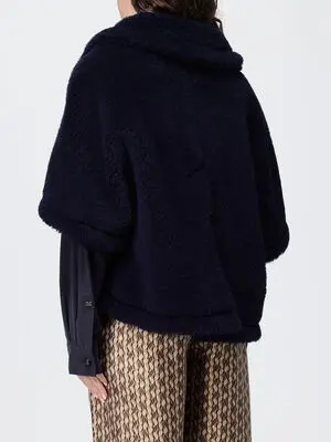 Max Mara Fur Coat - Blue