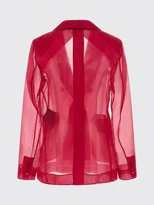 Max Mara Double-breasted Sheer Jacket - Pink