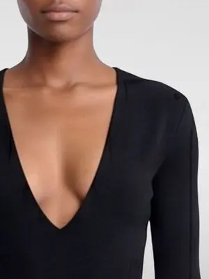 Solace London Long Sleeve Flared Dress