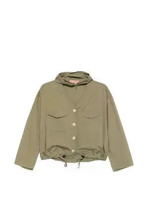 CARLA G. Cotton Drawstring Hem Shirt
