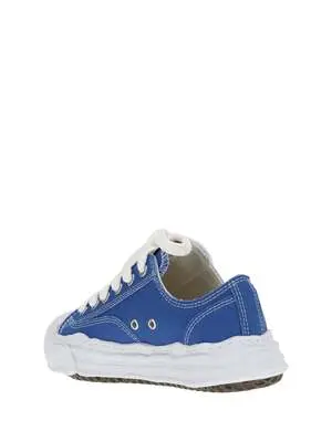 Mihara Yasuhiro Hank Og Sneakers With Contrast Stitching - Blue