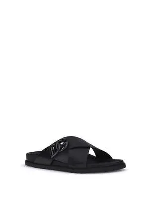 Dolce & Gabbana Leather Criss-cross Strap Sandals