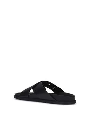 Dolce & Gabbana Leather Criss-cross Strap Sandals