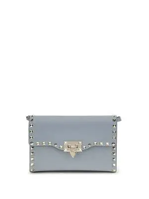 Valentino Garavani Small Rockstud Shoulder Bag - Blue