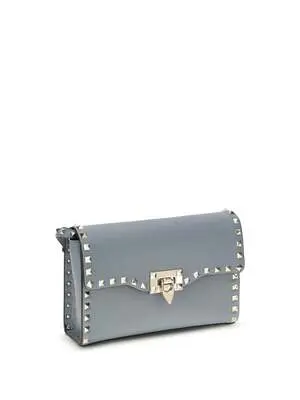 Valentino Garavani Small Rockstud Shoulder Bag - Blue