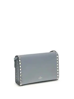 Valentino Garavani Small Rockstud Shoulder Bag - Blue