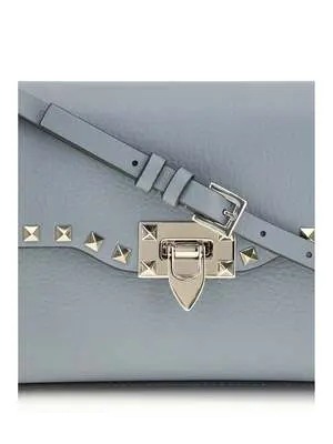 Valentino Garavani Small Rockstud Shoulder Bag - Blue