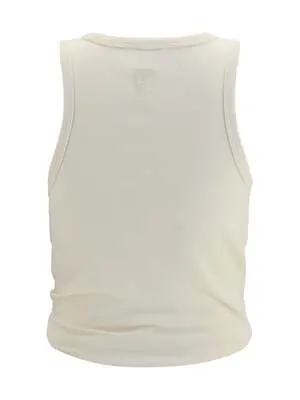 Magda Butrym Knotted Cotton Tank Top