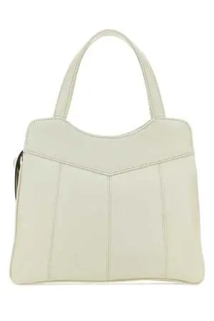 Gucci Chalk Leather Small Petite Gg Handbag