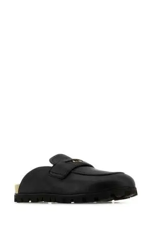 Miu Miu Leather Slippers