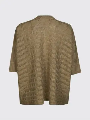 Max Mara Linen Zip-up Sweater
