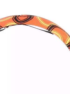 VIVIENNE WESTWOOD Abstract Print Headband - Orange