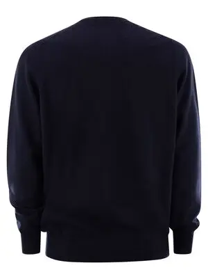 Brunello Cucinelli Crewneck Cashmere Sweater - Blue