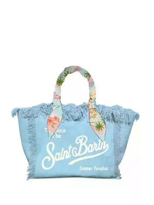 MC2 SAINT BARTH Vanity Tote Bag With Fringe Trim