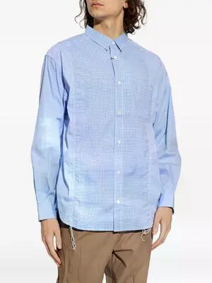 Comme Des Garçons Checked Panelled Shirt
