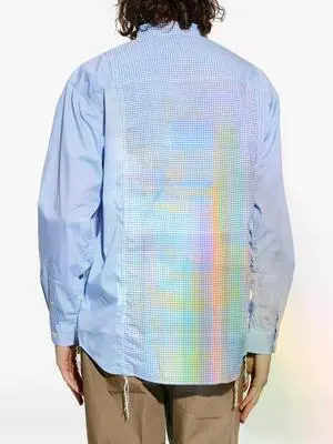 Comme Des Garçons Checked Panelled Shirt