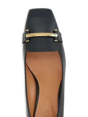 TOD'S Leather Block Heel Pumps - Multicolor
