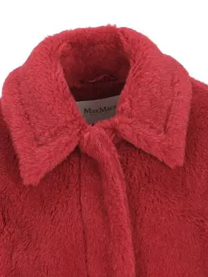 Max Mara Red Fur Coat - Multicolor