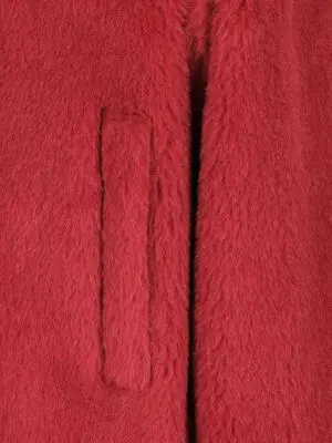 Max Mara Red Fur Coat - Multicolor