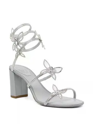 Rene Caovilla 80mm Crystal-embellished Sandals