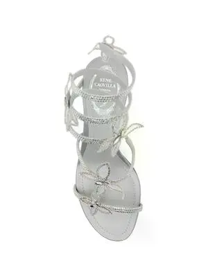 Rene Caovilla 80mm Crystal-embellished Sandals
