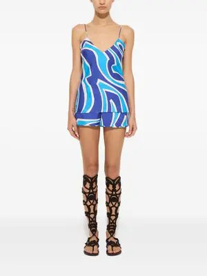 Emilio Pucci Printed Silk Camisole