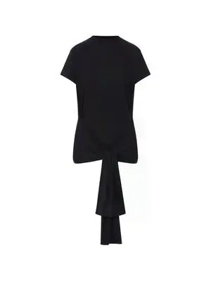 TOTEME Belted Draped T-shirt