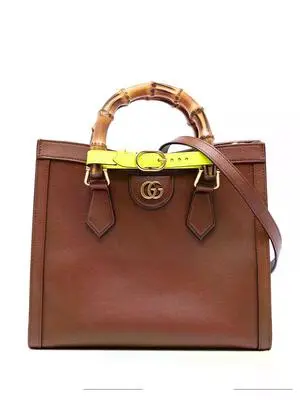 Gucci Bamboo Diana Satchel - Brown