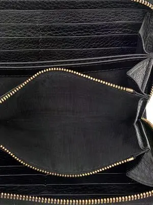 Gucci 2000-2015 Calfskin Soho Zip Around Continental Wallet Long Wallets