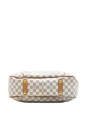 LOUIS VUITTON Damier Azur Galliera Pm Shoulder Bag - White