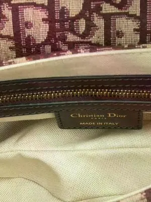 Dior Oblique Canvas Saddle Bag Shoulder Bag