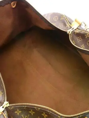 LOUIS VUITTON Keepall Bandouliere 60 Travel Bag - Brown
