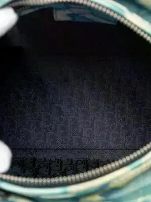 Dior Tie Dye Print Lady Satchel - Blue