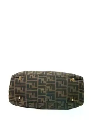 Fendi Small Zucca Canvas Twins Tote Bag
