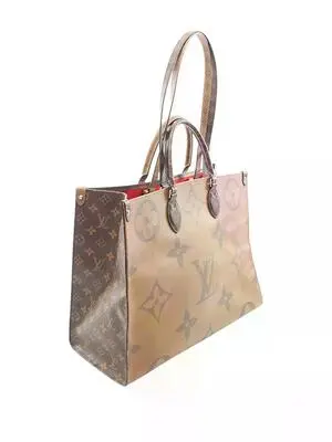 LOUIS VUITTON Monogram Reverse Giant Onthego Gm Satchel
