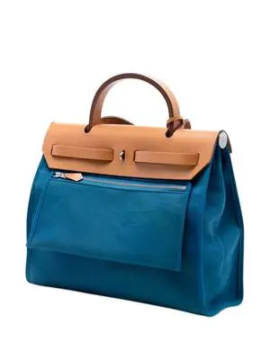 Hermès Toile Herbag Zip 31 Satchel