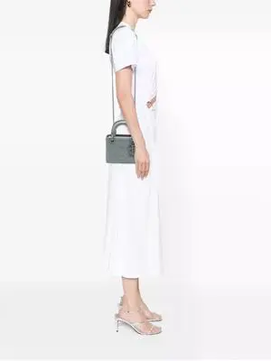 Dior Lady Satchel Bag - Grey