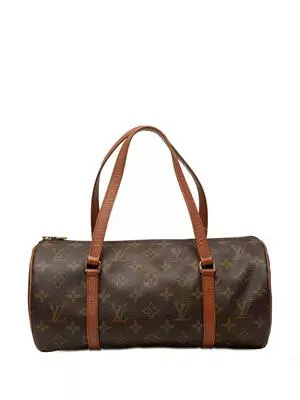 LOUIS VUITTON 1994 Monogram Papillon 30 Handbag - Brown
