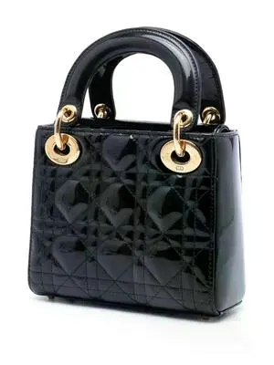Dior Mini Lady Satchel - Black